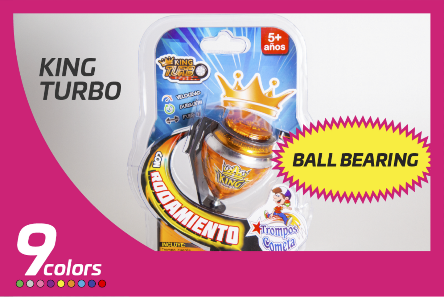 Ball Bearing - King Turbo (Assorted Color) – Spinaverse